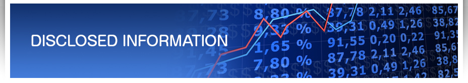 » DISCLOSED INFORMATION